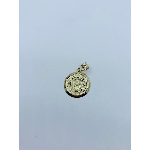Stampd | Jewelry | Real K Gold Pendant Aztec Calendar Calendario Azteca ...